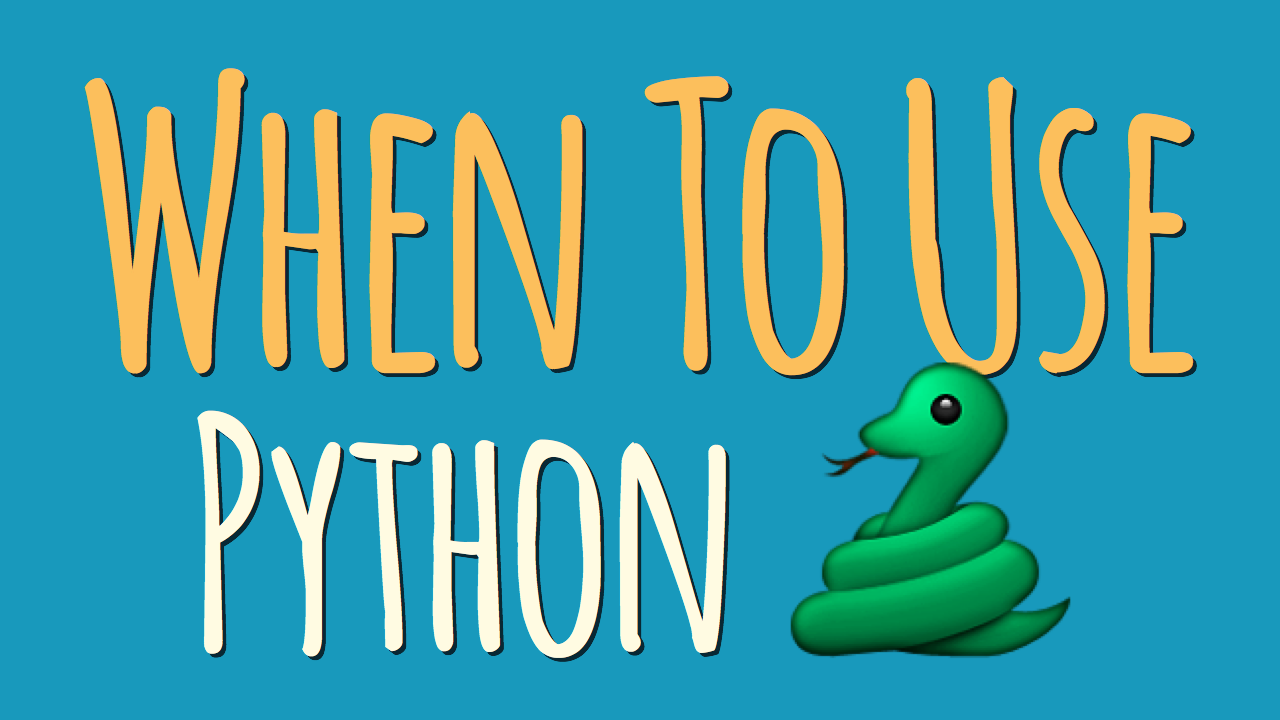 When To Use Python Dbader